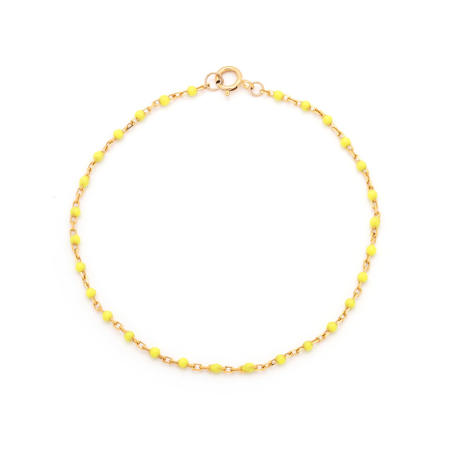 Lemon Candy Chain Bracelet