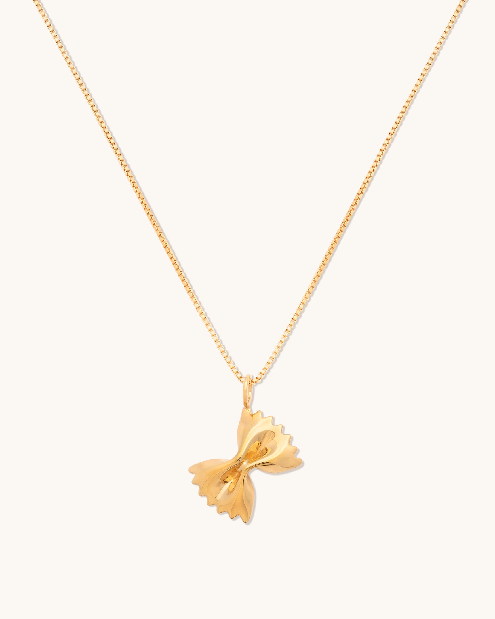 Farfalle Gold Necklace