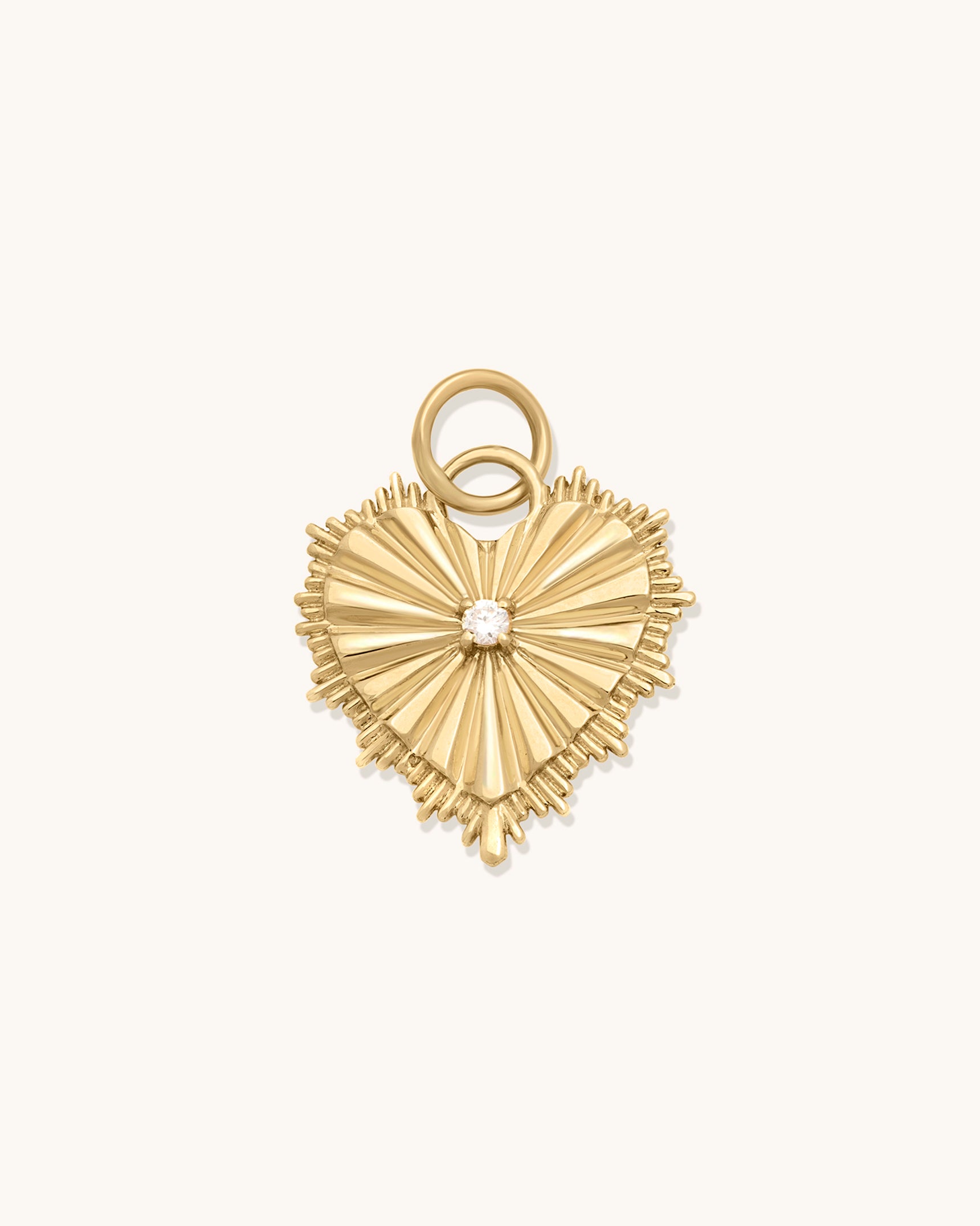 Radiating Heart Pendant