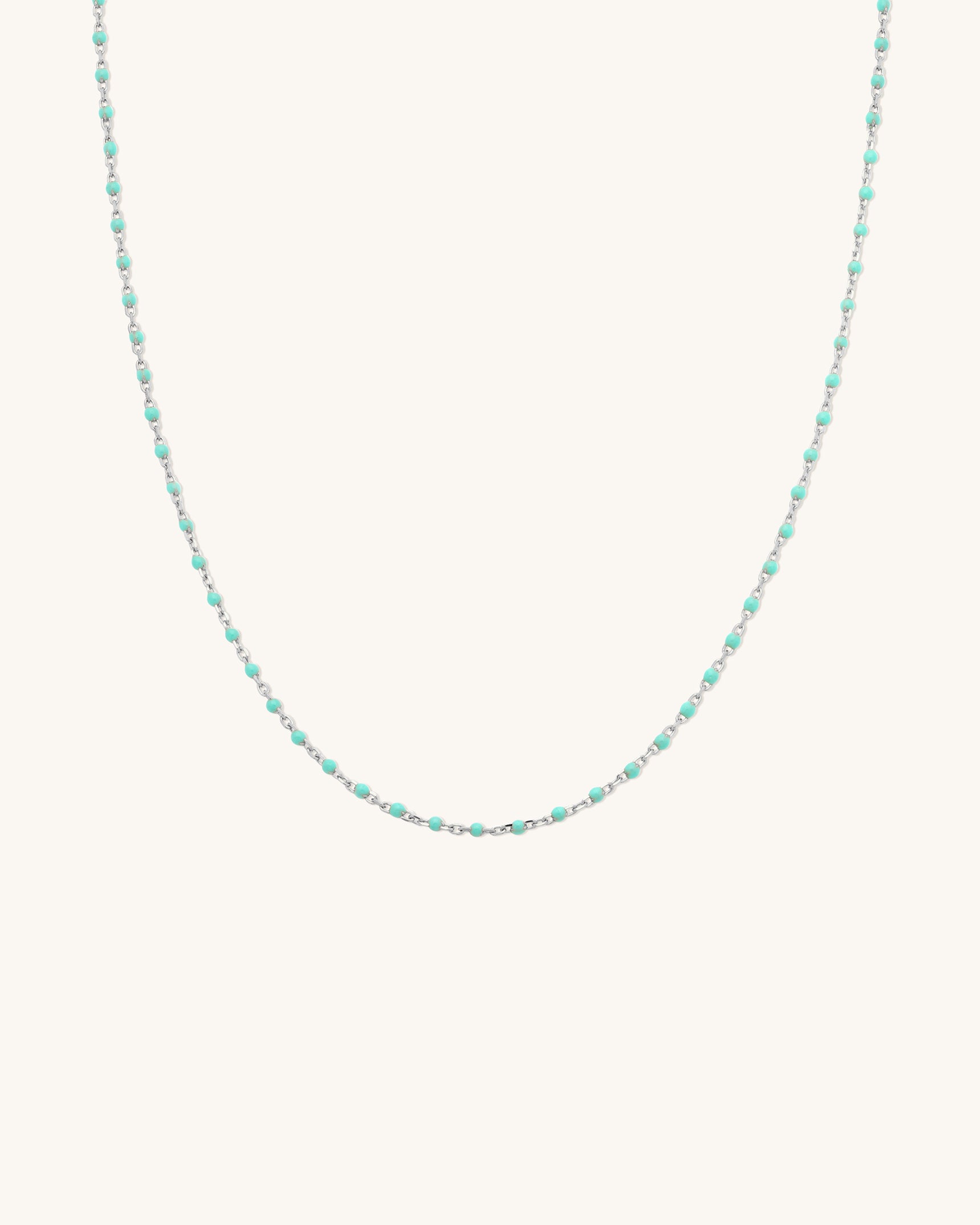 Turquoise Candy Chain Necklace