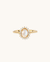Mini Antiquity Moonstone Ring