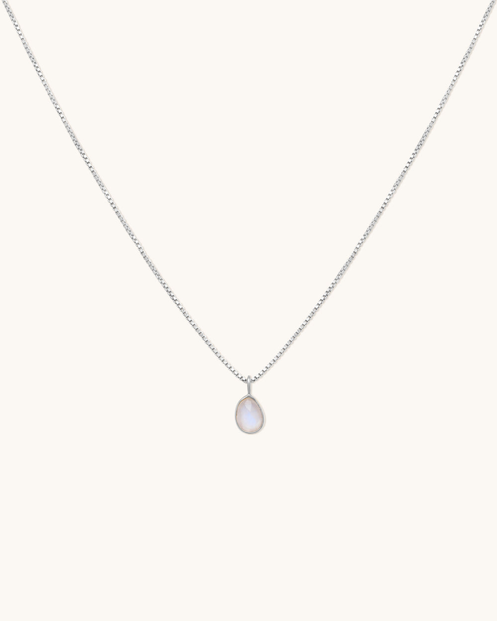 Sofia Slice Moonstone Necklace