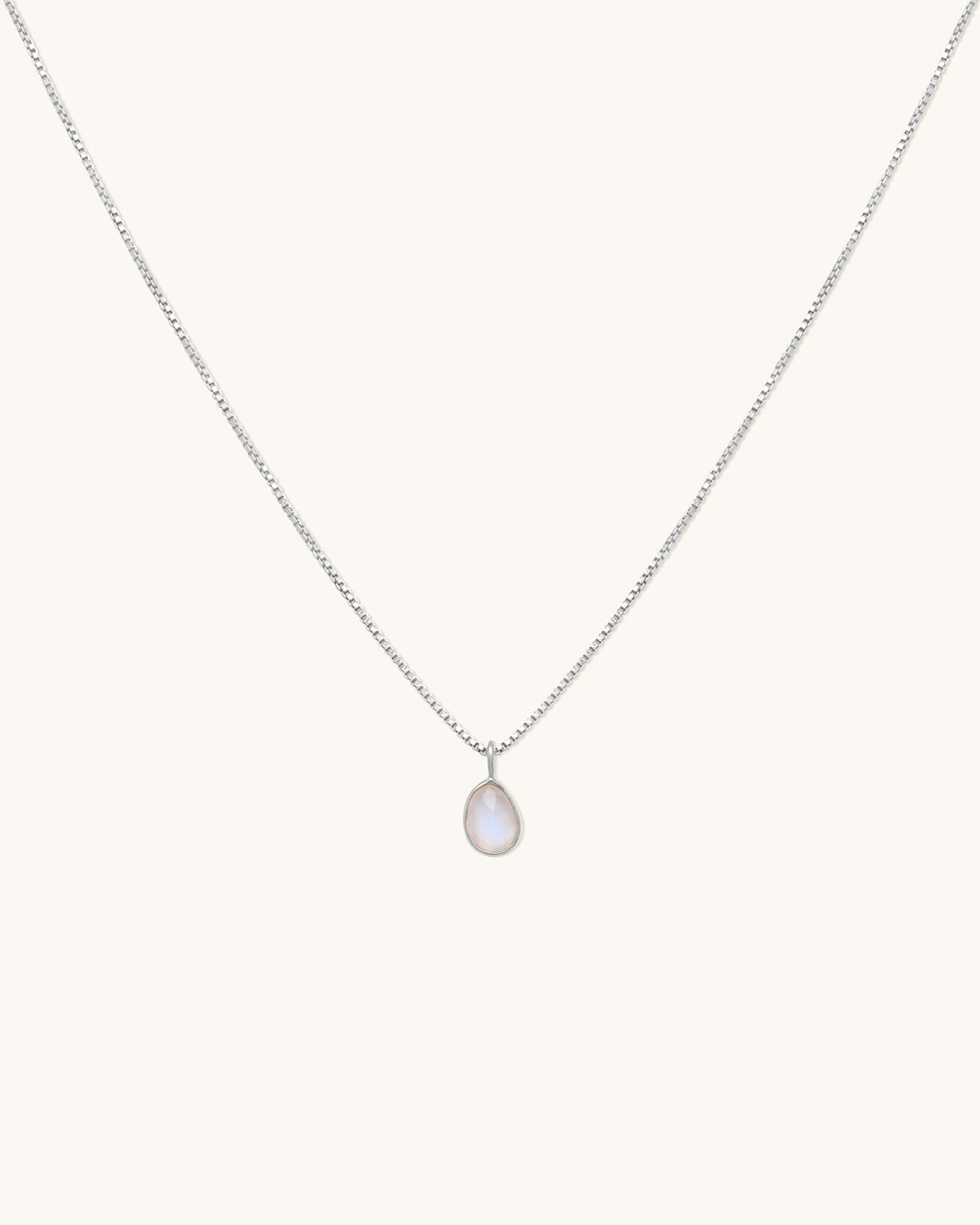 Sofia Slice Moonstone Necklace