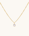Sofia Slice Moonstone Necklace