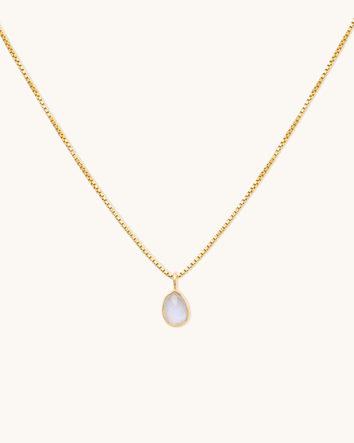 Sofia Slice Moonstone Necklace