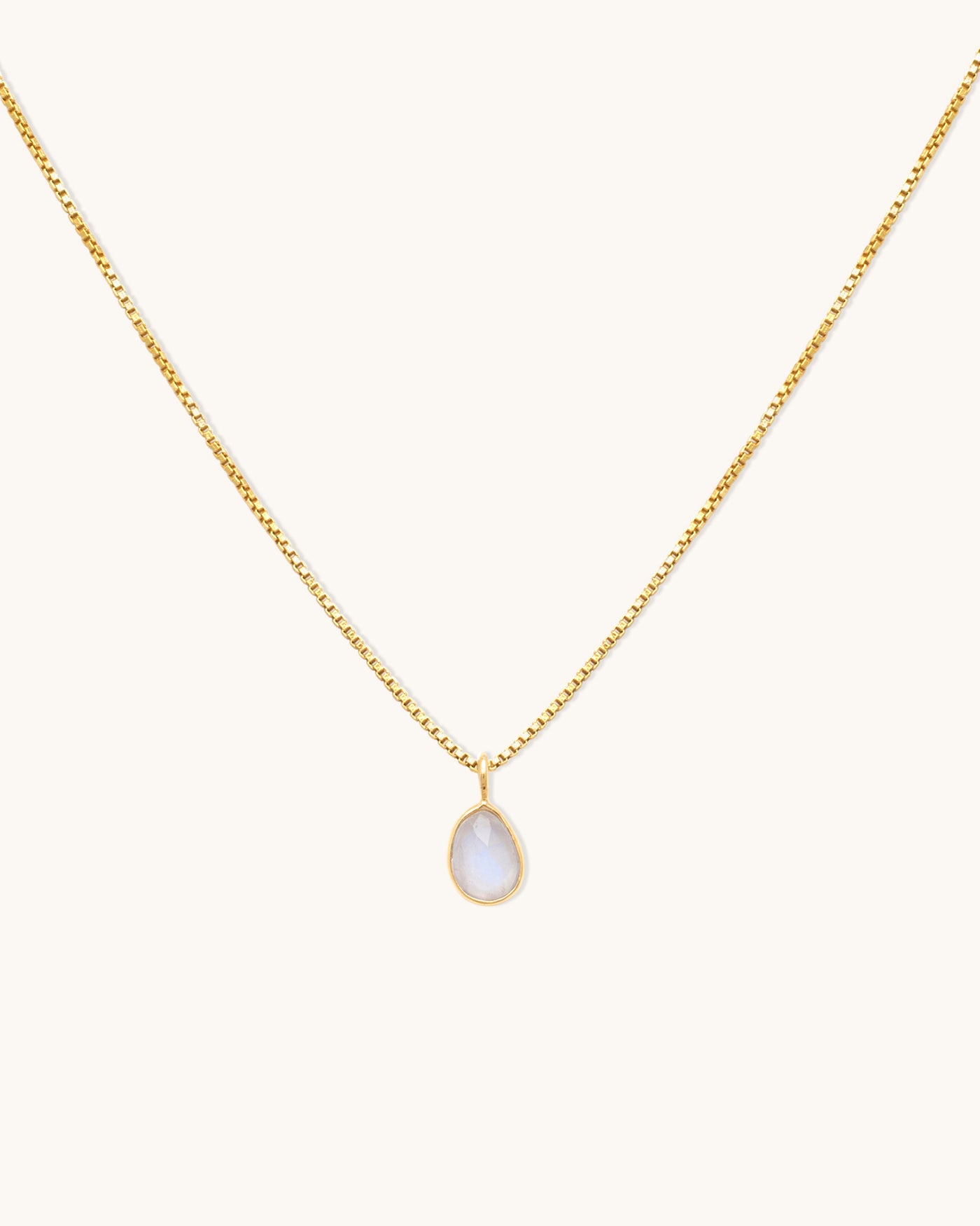 Sofia Slice Moonstone Necklace