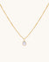 Sofia Slice Moonstone Necklace
