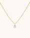 Sofia Slice Moonstone Necklace