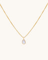 Sofia Slice Moonstone Necklace