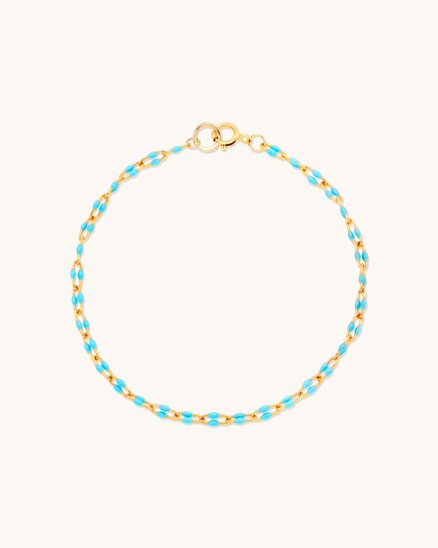 Turquoise U-Link Candy Chain Bracelet